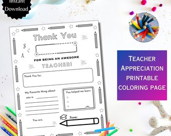 Teacher Appreciation Week Printable, Teacher Appreciation Letter ...