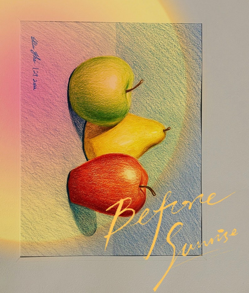 Realistic Colored Pencil Drawing - Etsy