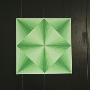 12x12 Painting, Geometric Art, Abstract Modern Painting, Geometric Art ...