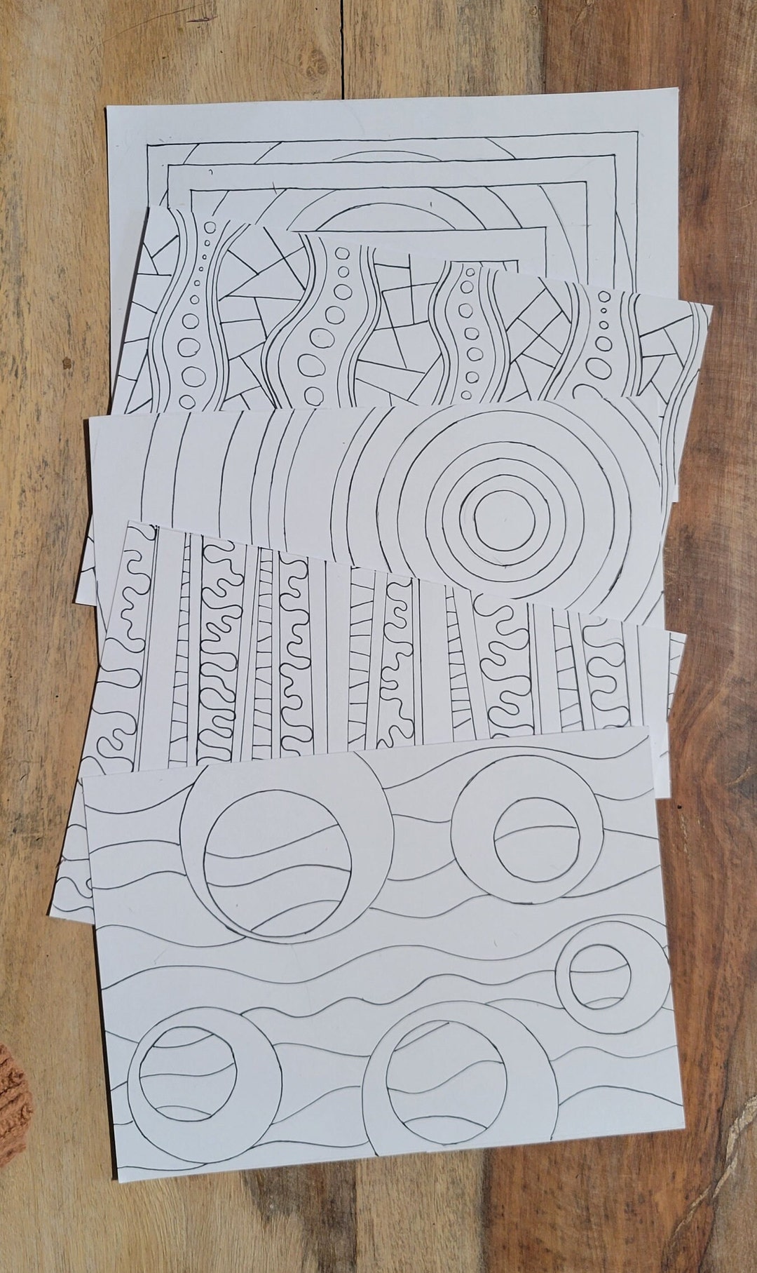 Unique Coloring Page, Handmade Coloring Sheet, Personalized Art, Fun ...