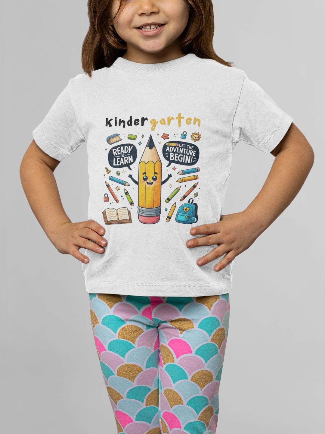 Boys and Girls Kindergarten Shirt, Preschool Shirt, 1st Day of School T ...
