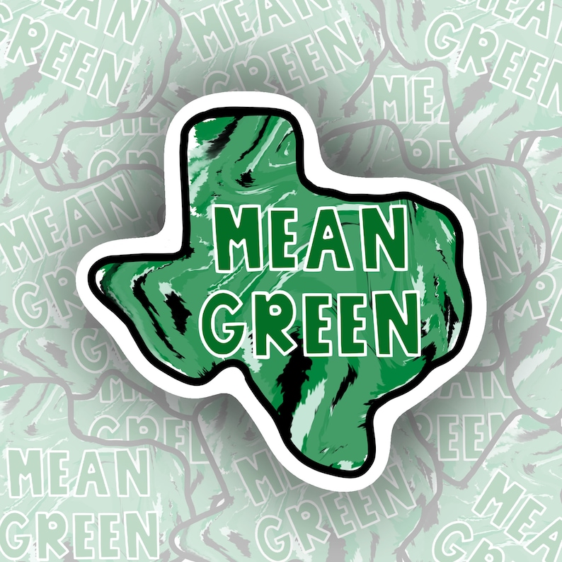 University of North Texas Sticker | Mean Green Sticker | UNT Sticker ...