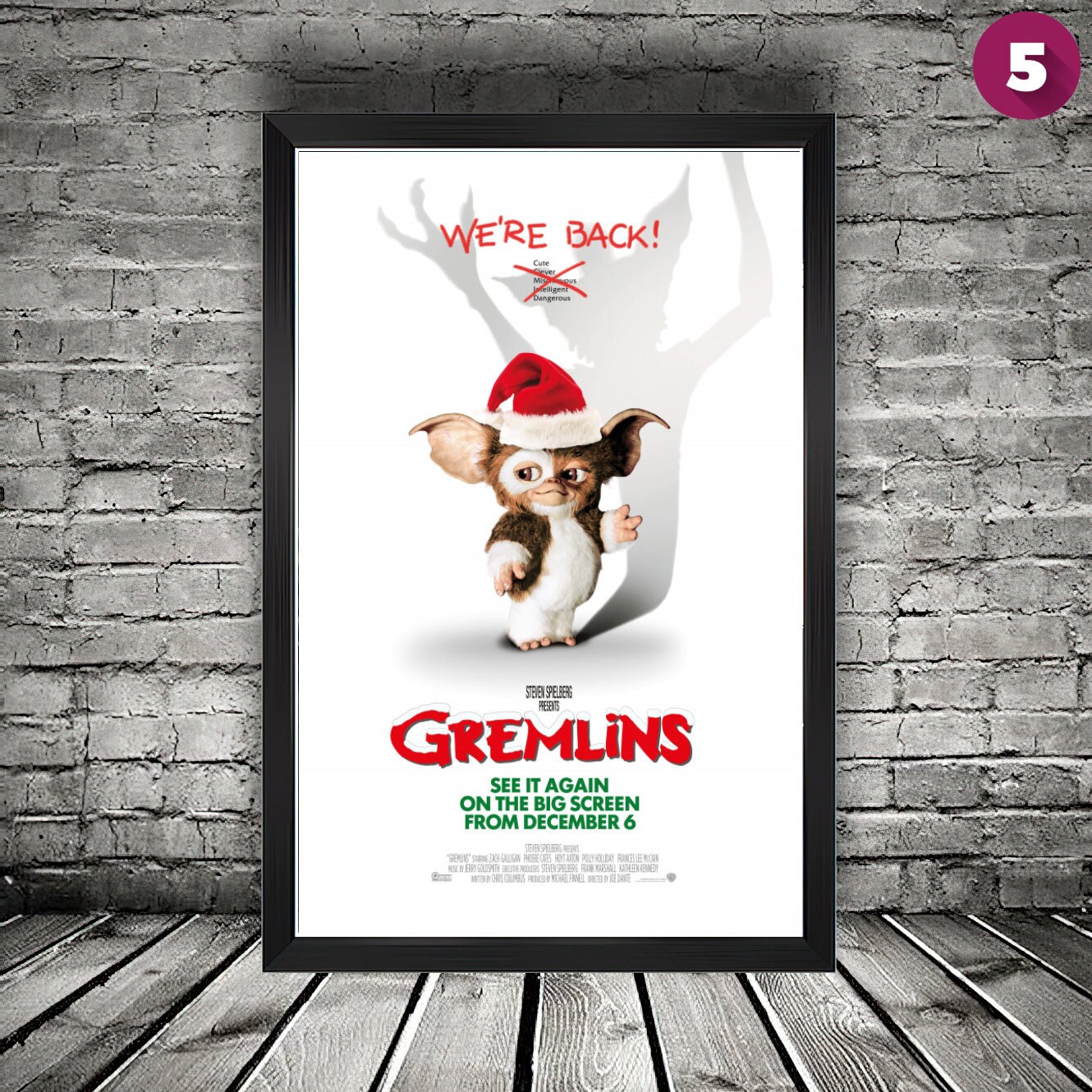 Gremlins 1984 Movie Posters Phoebe Cates Corey Feldman Horror Comedy ...