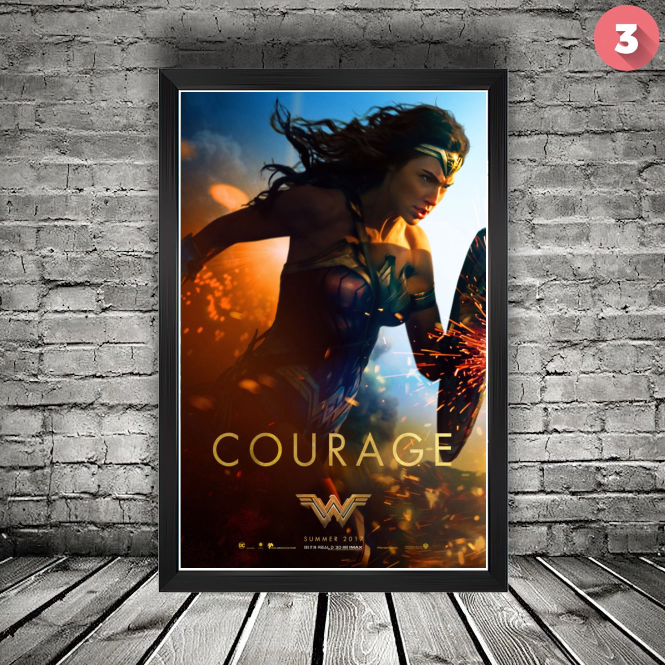 Wonder Woman 2017 Movie Posters Superhero Film Posters Home Decor House ...