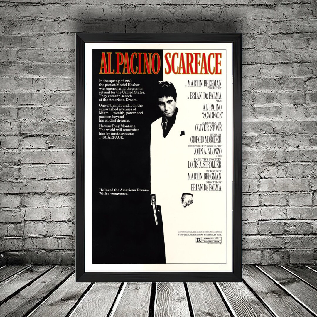 Scarface 1983 Movie Posters Film Posters Cinema Poster TV Series Poster ...