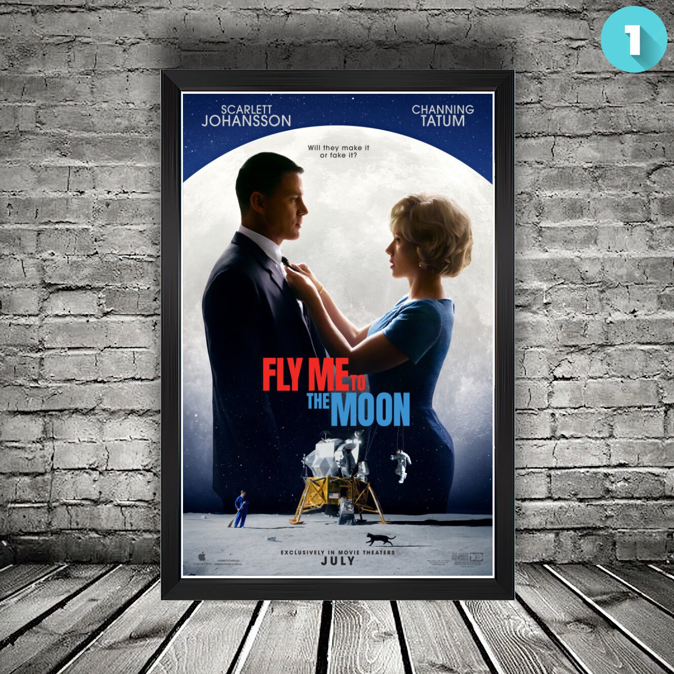 Fly Me to the Moon 2024 Movie Posters Project Artemis Scarlett ...
