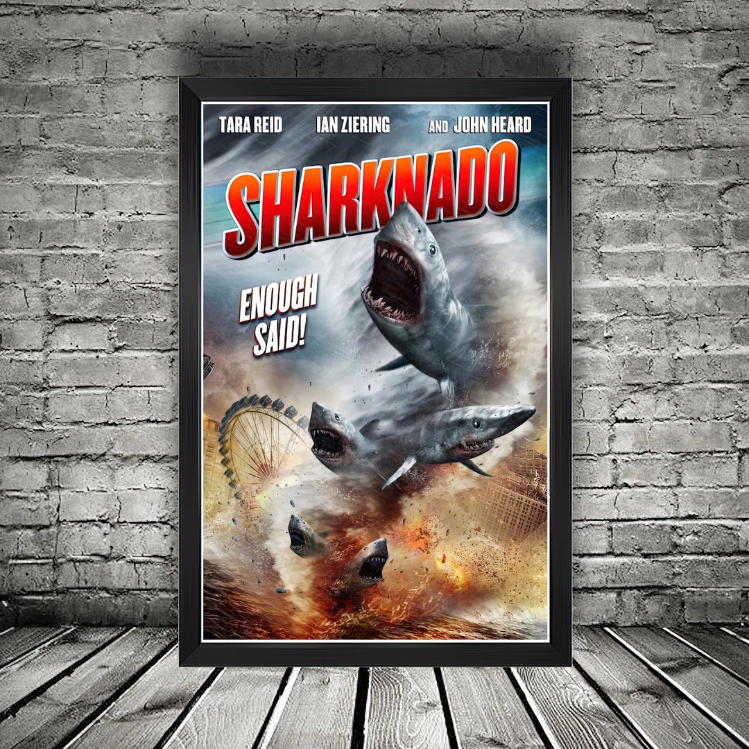 Sharknado Movie Series Posters Ian Ziering Tara Reid Sci-fi Action ...