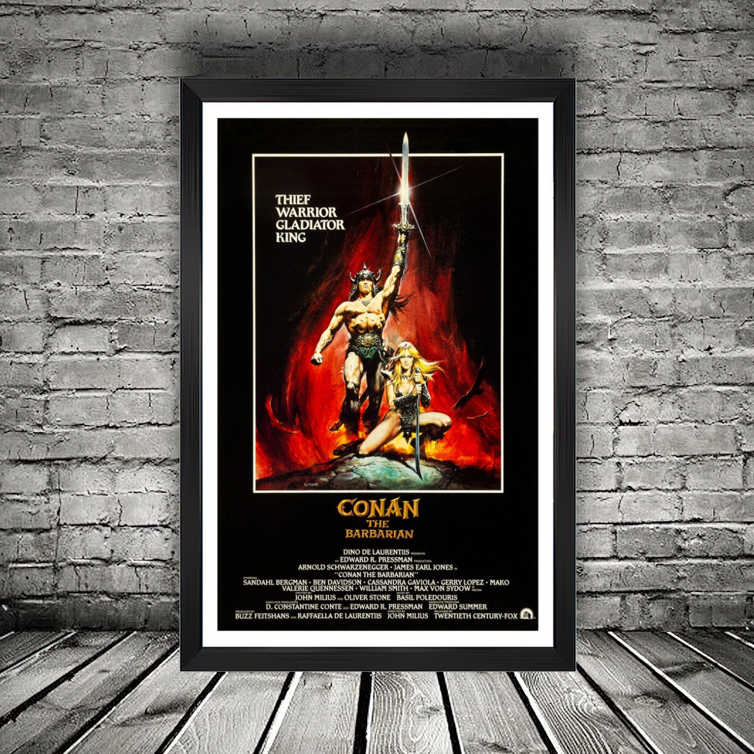 Conan the Barbarian 1982 Movie Posters Oliver Stone Arnold ...