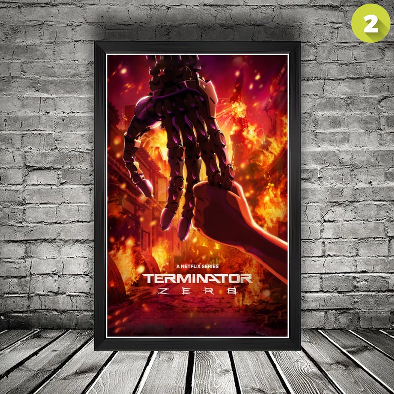 Terminator Zero 2024 TV Series Posters Terminator: the Anime Series ...