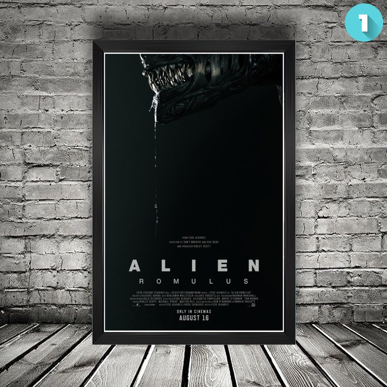 Alien: Romulus 2024 Movie Posters Horror Thriller Sci-fi Poster Cailee ...