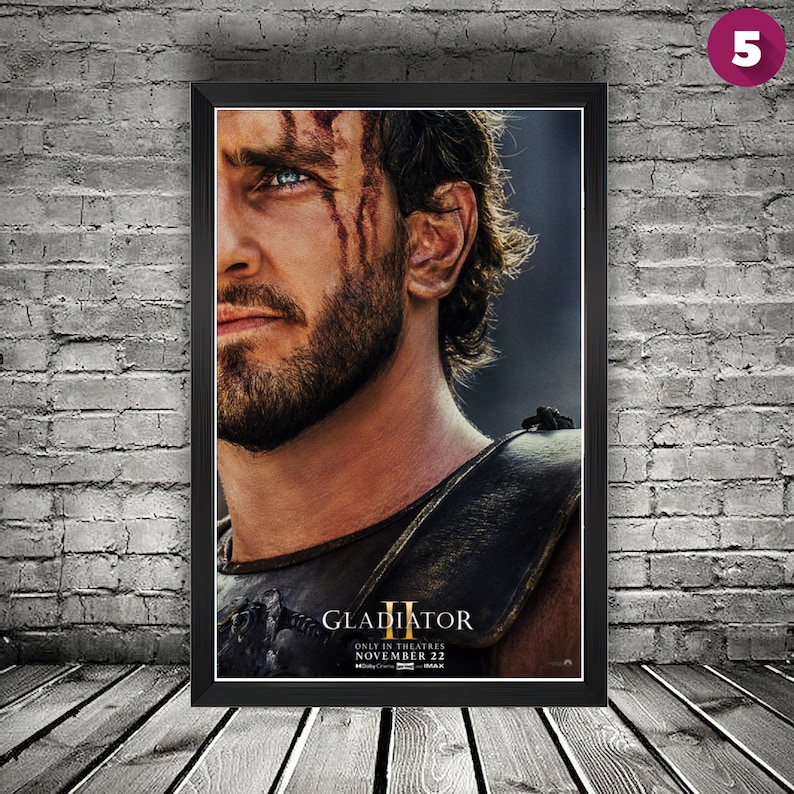 Gladiator II 2024 Movie Posters Gladiator 2 Ridley Scott Pedro Pascal ...
