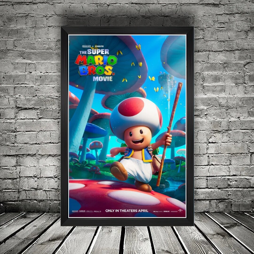The Super Mario Bros. Movie TOAD 2023 Posters Anime Posters Film ...