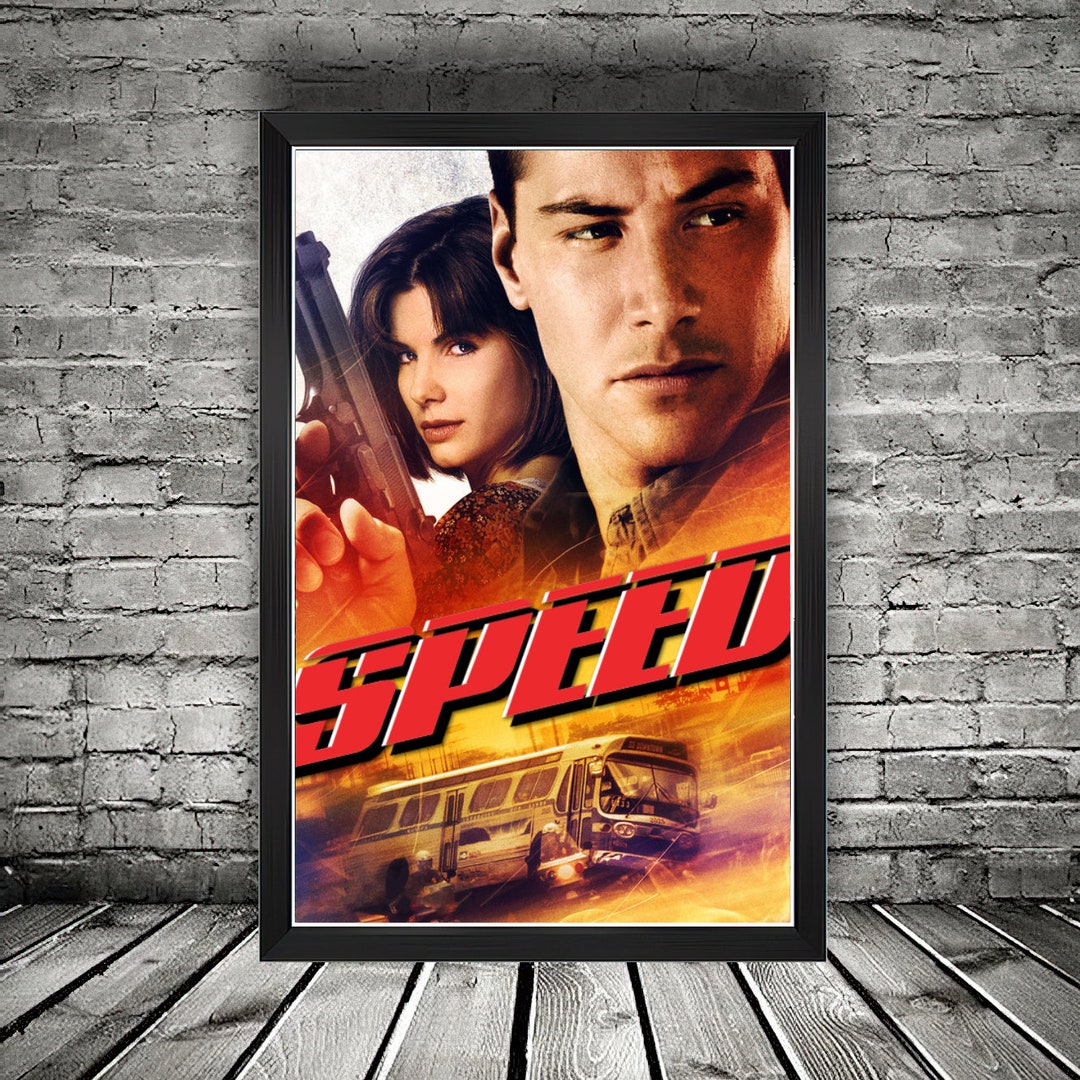 Speed 1994 Movie Posters Keanu Reeves Sandra Bullock Home Decor Gift ...