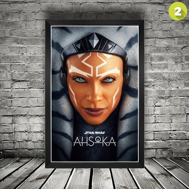 Ahsoka 2023 TV Series Posters Star Wars Posters Sci-fi Fantasy Posters Home Decor Game Room ...
