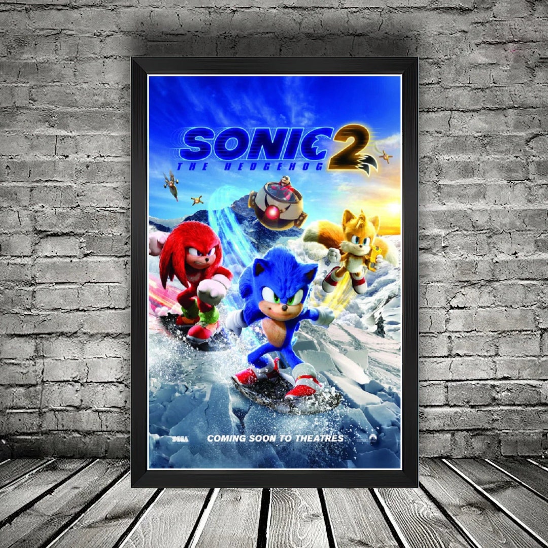 Sonic The Hedgehog 2 2022 Movie Posters Superhero Poster Cinema Posters ...