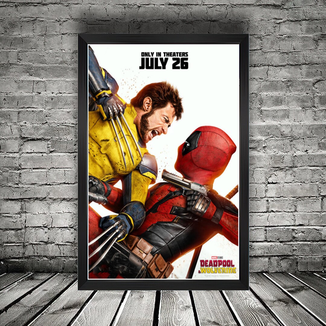 Deadpool & Wolverine 2024 Carteles de películas / Ryan Reynolds / Hugh ...