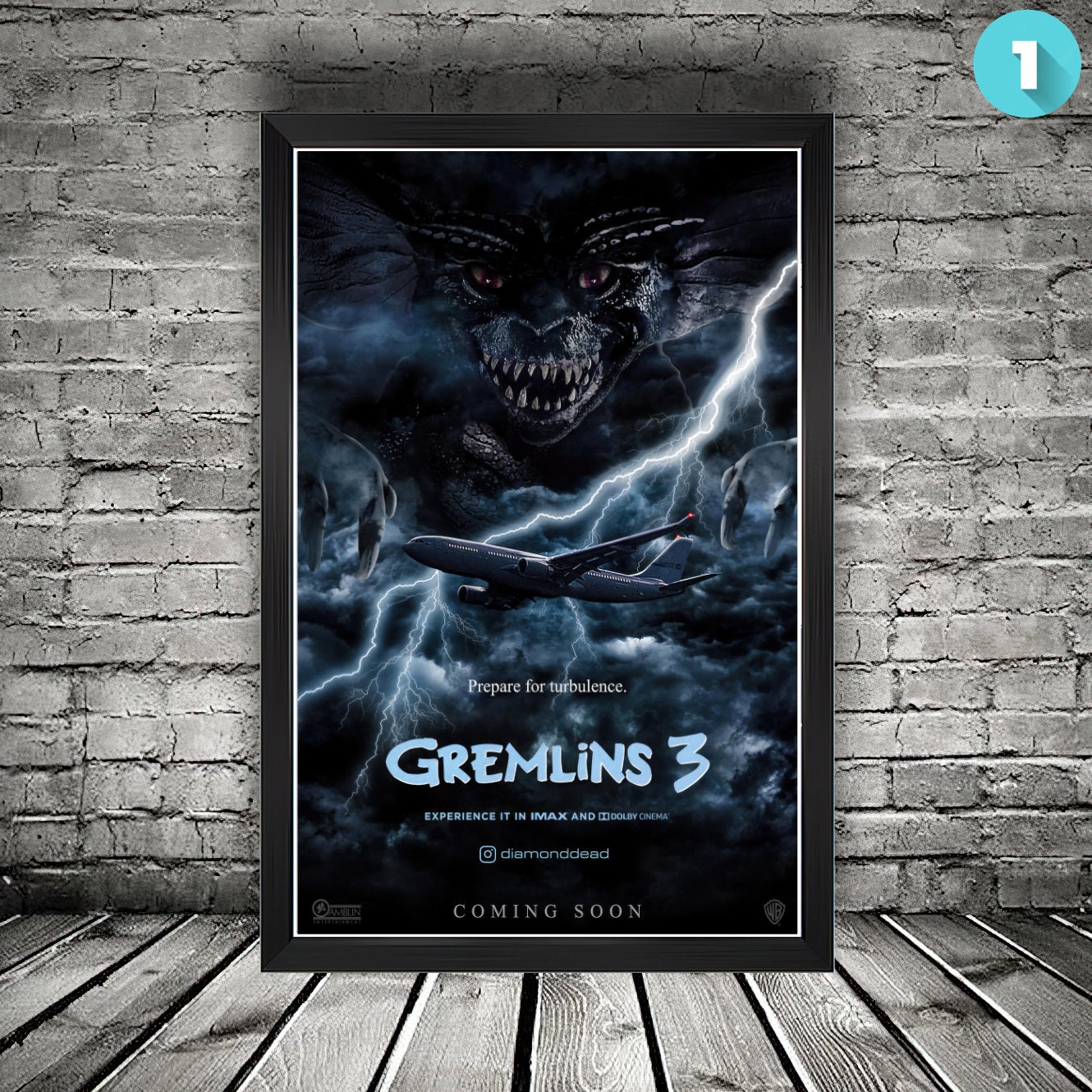 Gremlins 3 2024 Movie Posters Gizmo Horror Comedy Fantasy Home Decor ...