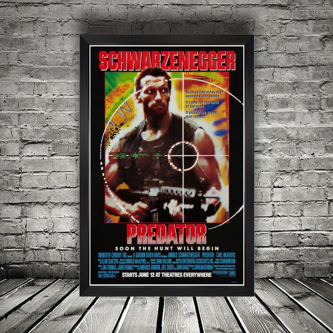 Predator 1987 Movie Posters Arnold Schwarzenegger Horror Action Film ...