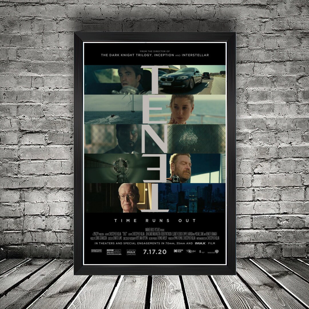 Tenet 2020 Movie Posters Christopher Nolan John David Washington Robert ...