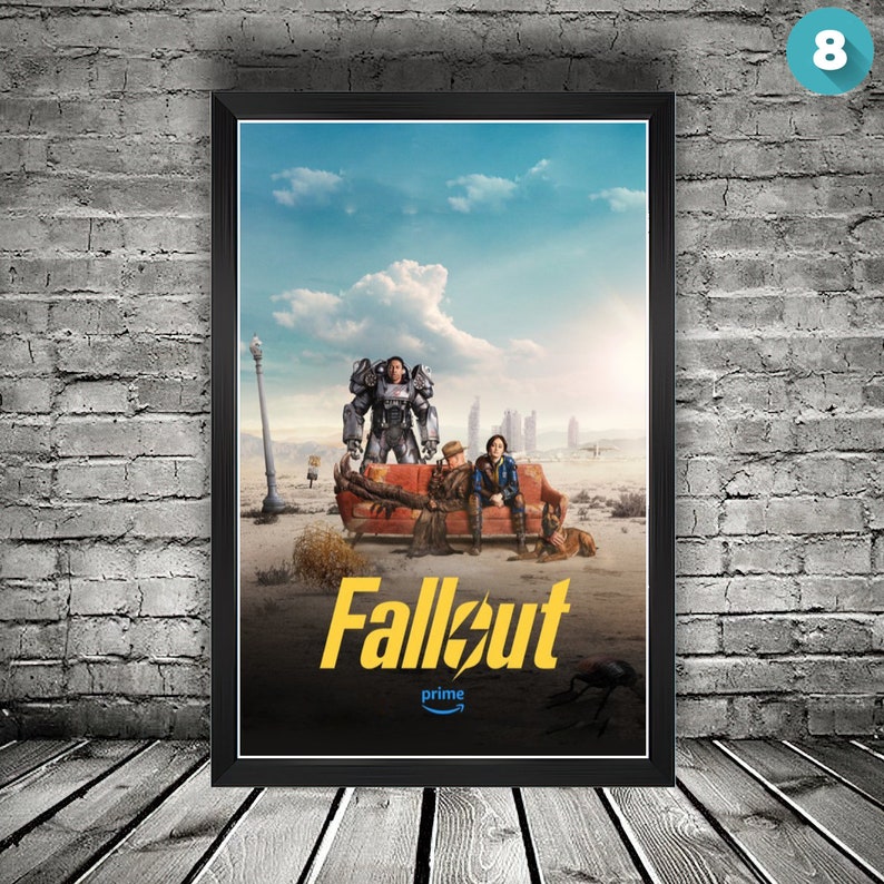 Fallout 2023 TV Series Posters Ella Purnell Walton Goggins Moisés Arias ...