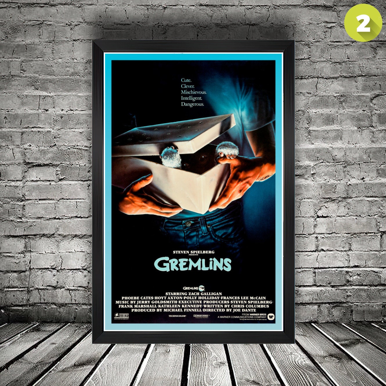 Gremlins 1984 Movie Posters Phoebe Cates Corey Feldman Horror Comedy ...