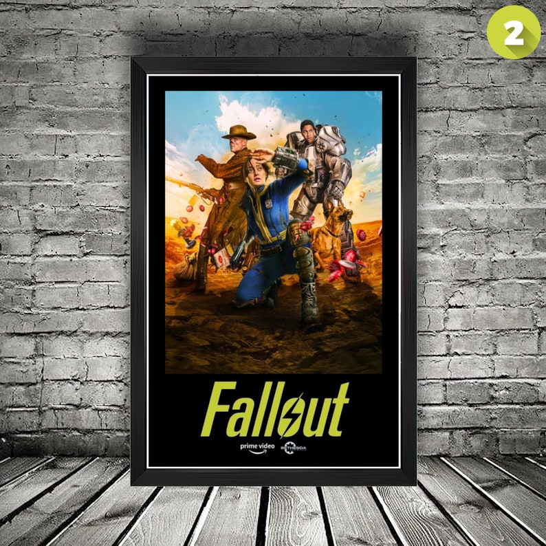 Fallout 2023 TV Series Posters Ella Purnell Walton Goggins Moisés Arias ...