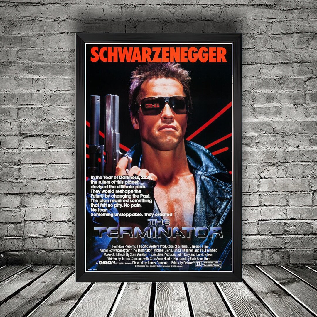 The Terminator 1984 Movie Posters Arnold Schwarzenegger James Cameron ...