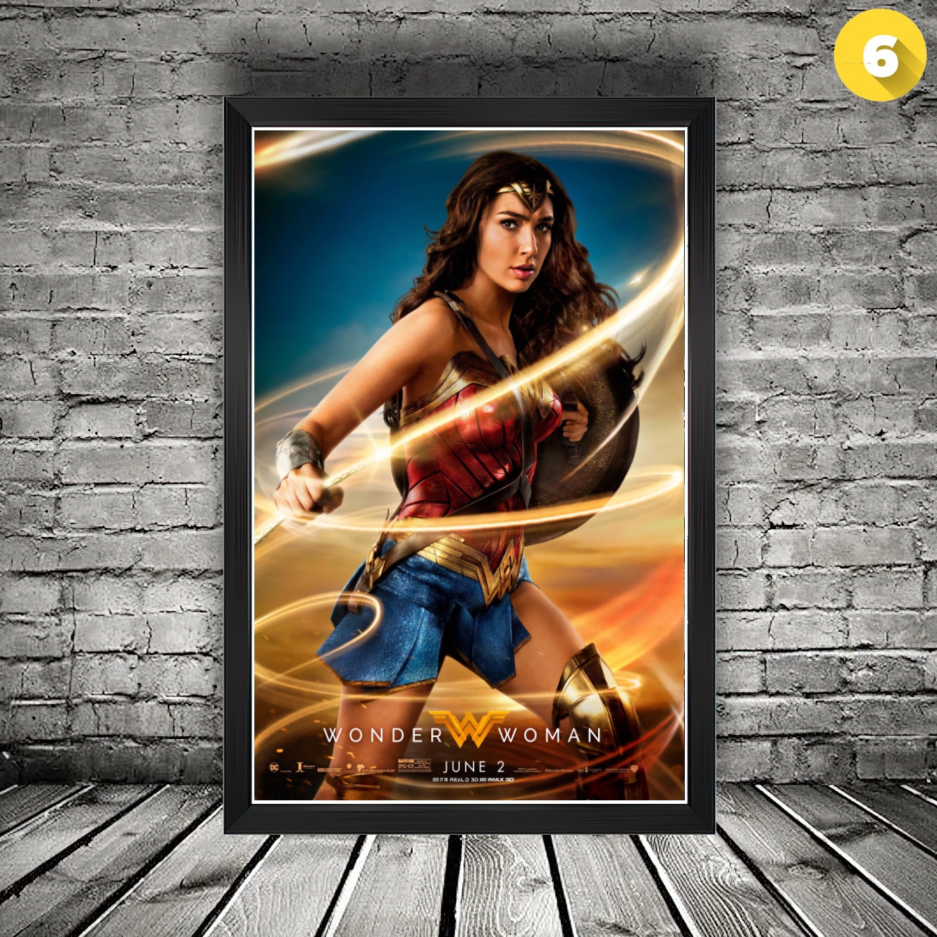 Wonder Woman 2017 Movie Posters Superhero Film Posters Home Decor House ...