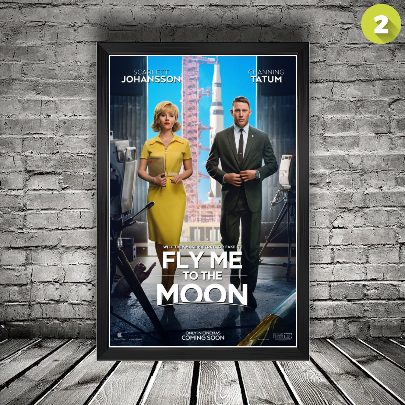 Fly Me to the Moon 2024 Movie Posters Project Artemis Scarlett ...
