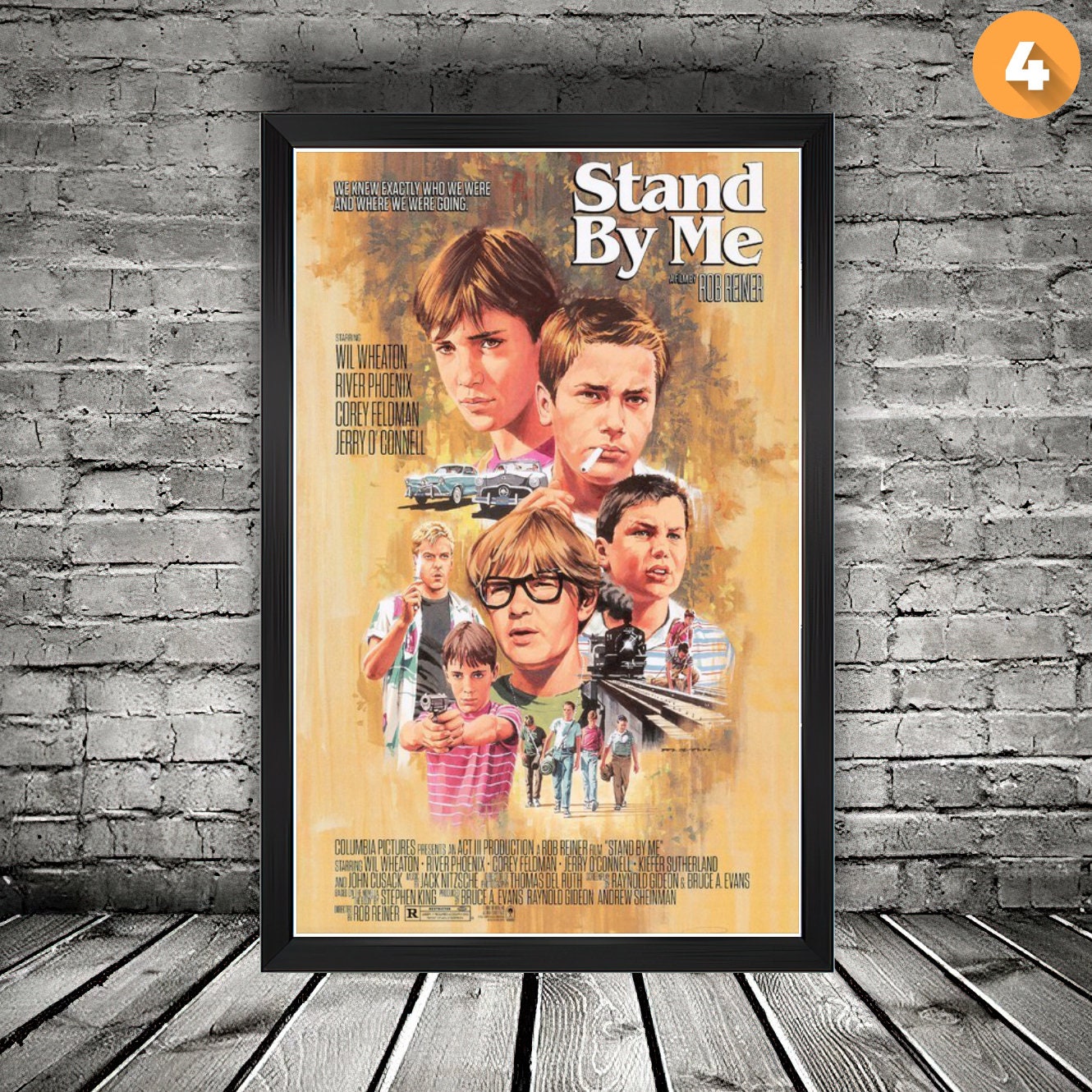 Stand by Me 1986 Movie Posters Rob Reiner Stephen King River Phoenix ...