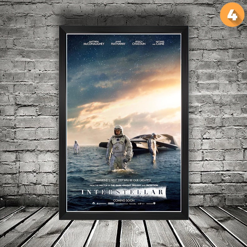 Interstellar 2014 Movie Posters Matthew Mcconaughey Sci-fi Posters Home ...
