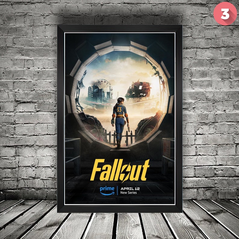 Fallout 2023 TV Series Posters Ella Purnell Walton Goggins Moisés Arias ...