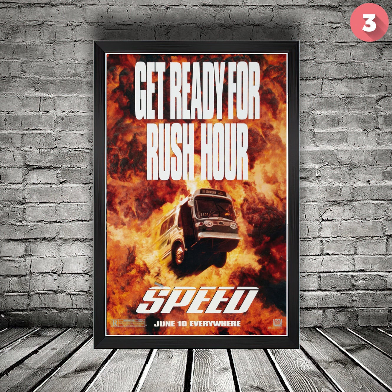 Speed 1994 Movie Posters Keanu Reeves Sandra Bullock Home Decor Gift ...