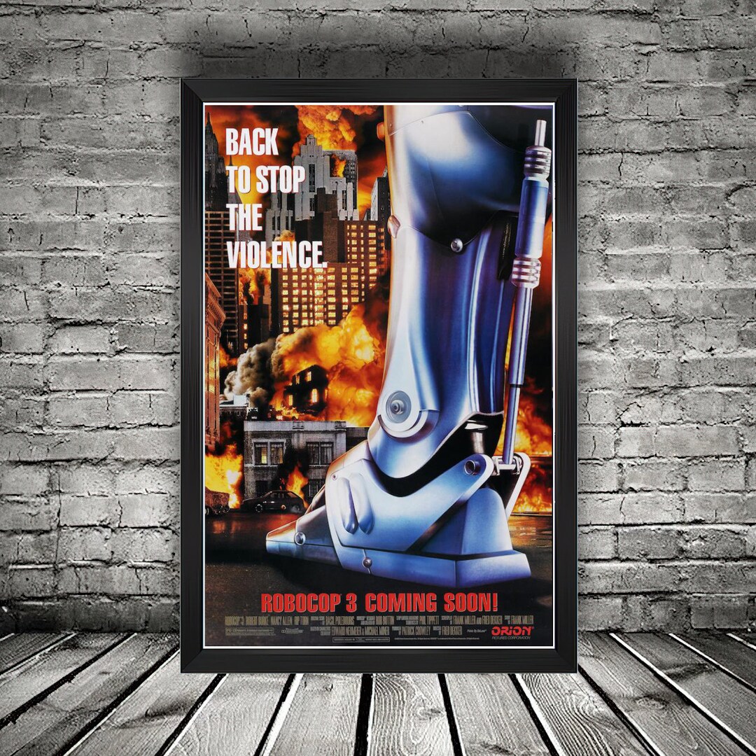 Robocop 3 1993 Movie Posters Robert John Burke Nancy Allen Rip Torn ...