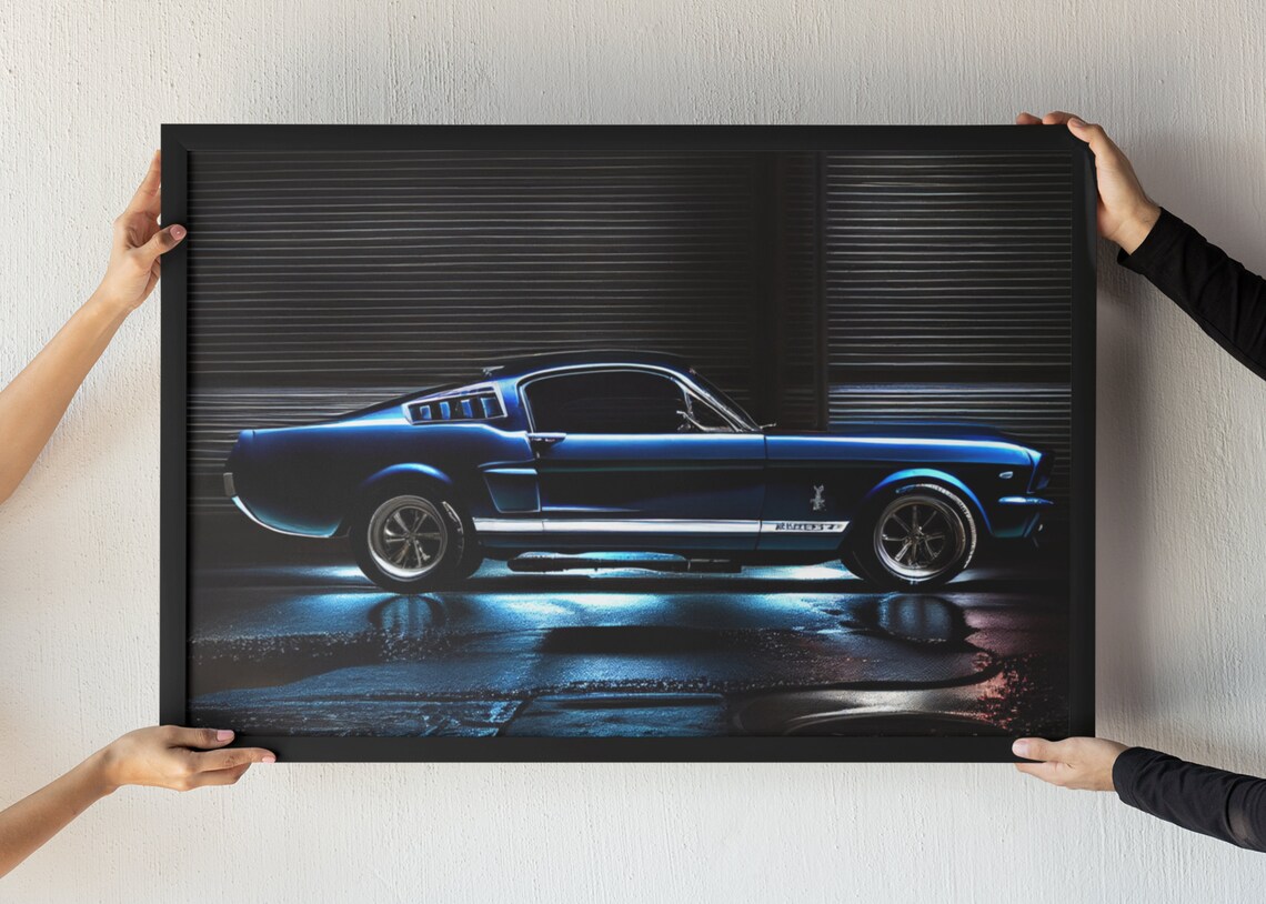 1965 Ford Mustang SVG, Classic Muscle Car Clipart, Vintage Mustang ...