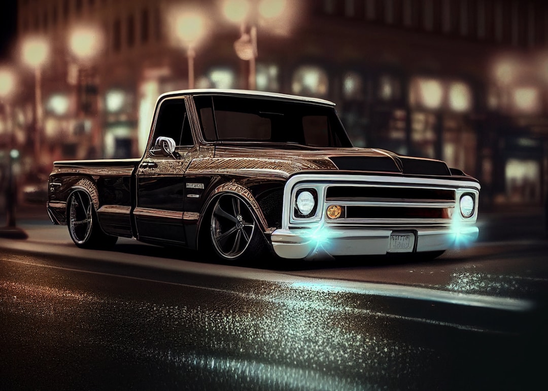 1968 Chevy C10 PNG and SVG, Classic Car, Vintage Car, Wall Art, Muscle ...