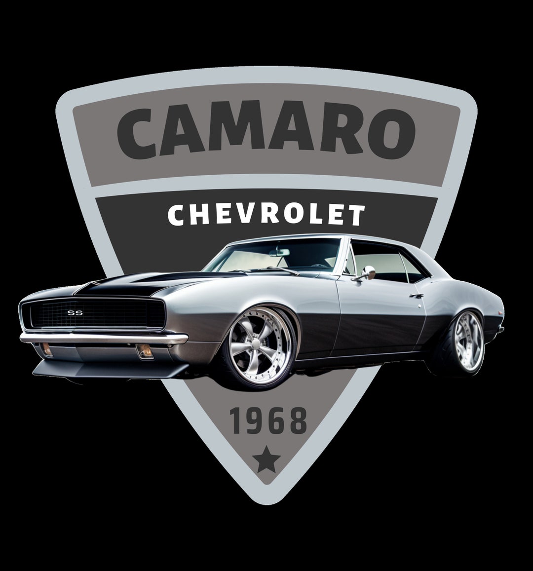 1968 Chevy Camaro SS Transparent Background Tshirt Designpng, Gift for ...