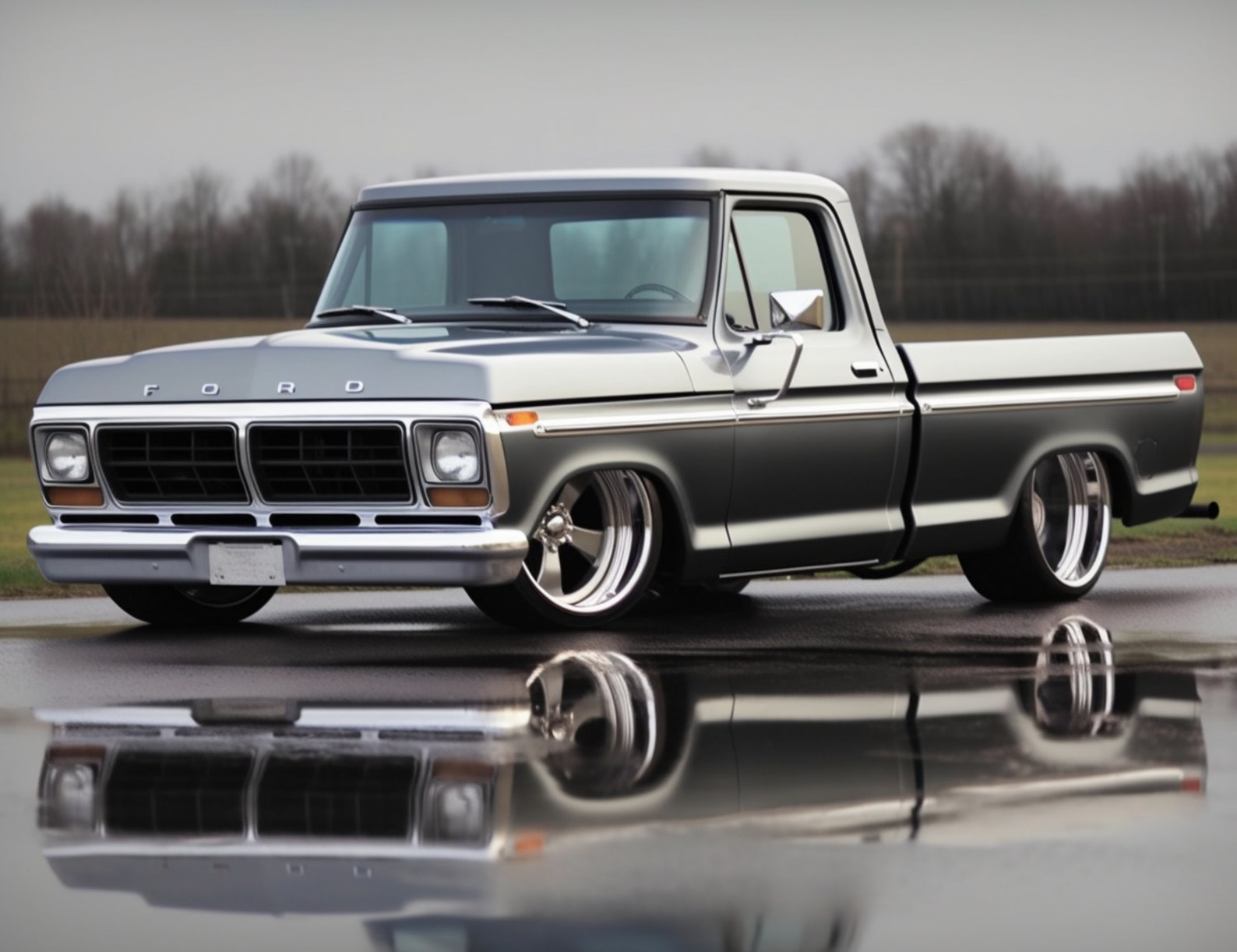 1979 Ford F100 SVG, Classic Car, Vintage Car, Wall Art, Muscle Car ...