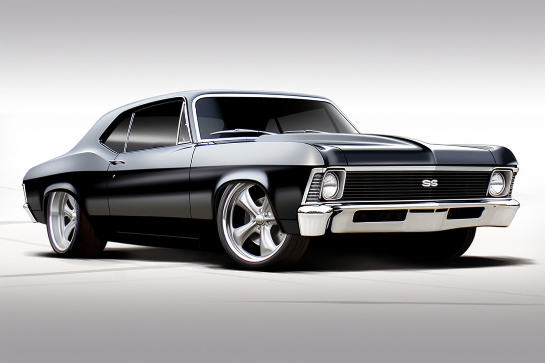 1971 Chevy Nova SVG and PNG Files, Office Art, Wall Art, Muscle Car ...