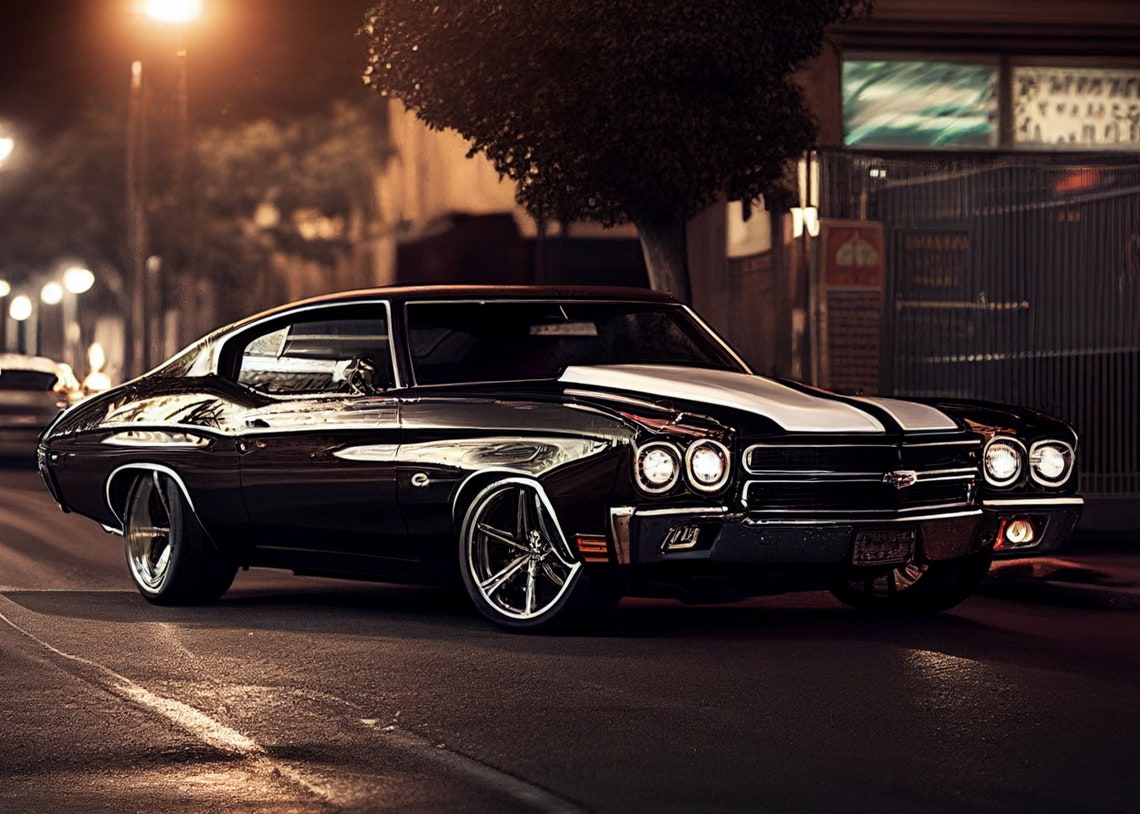 1970 Chevelle Muscle Car SVG, Vintage Wall Art (digital Download) - Etsy