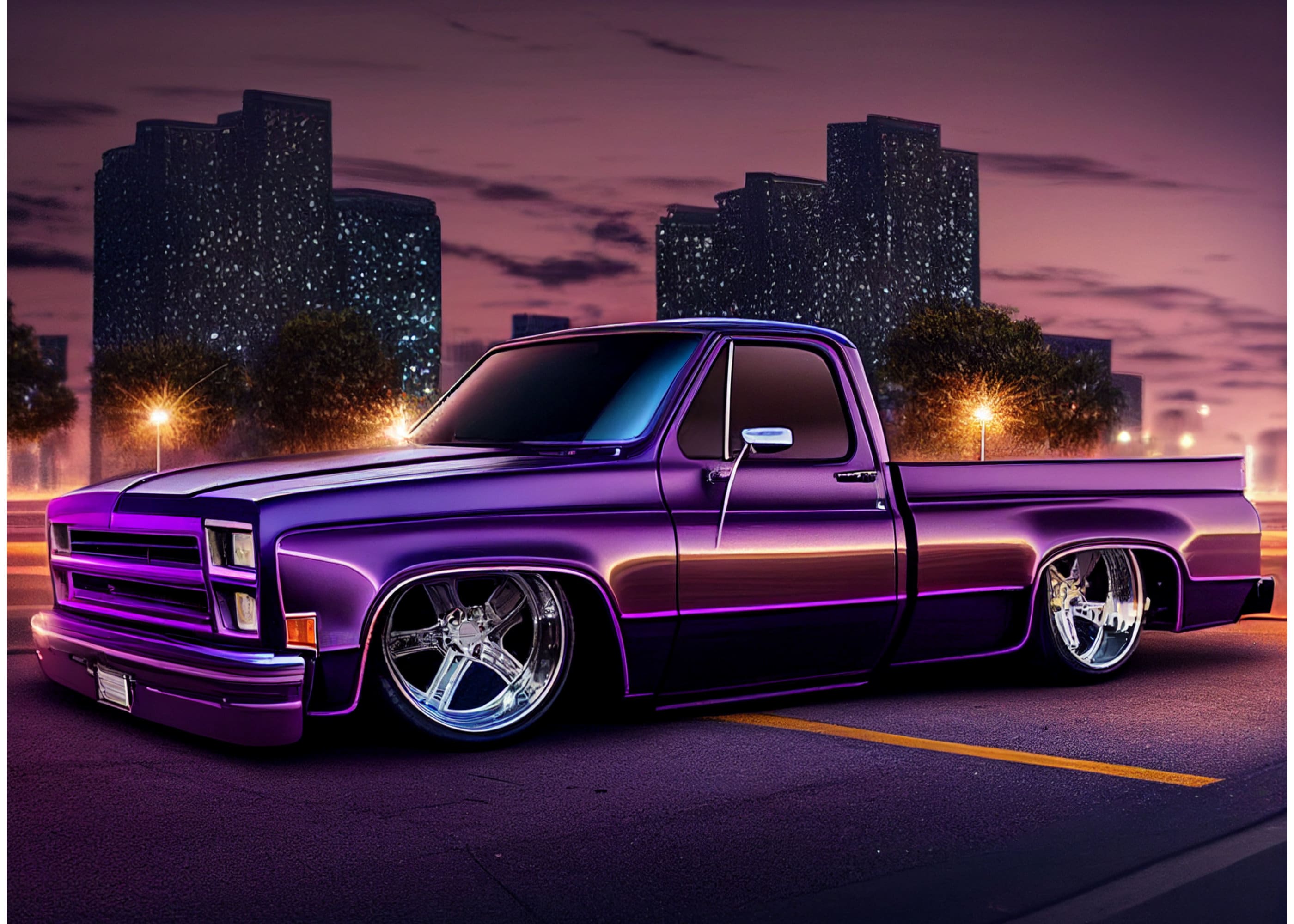 Car Guy Gift, 1984 Chevy Silverado SVG, Classic Car, Vintage Car, Wall ...