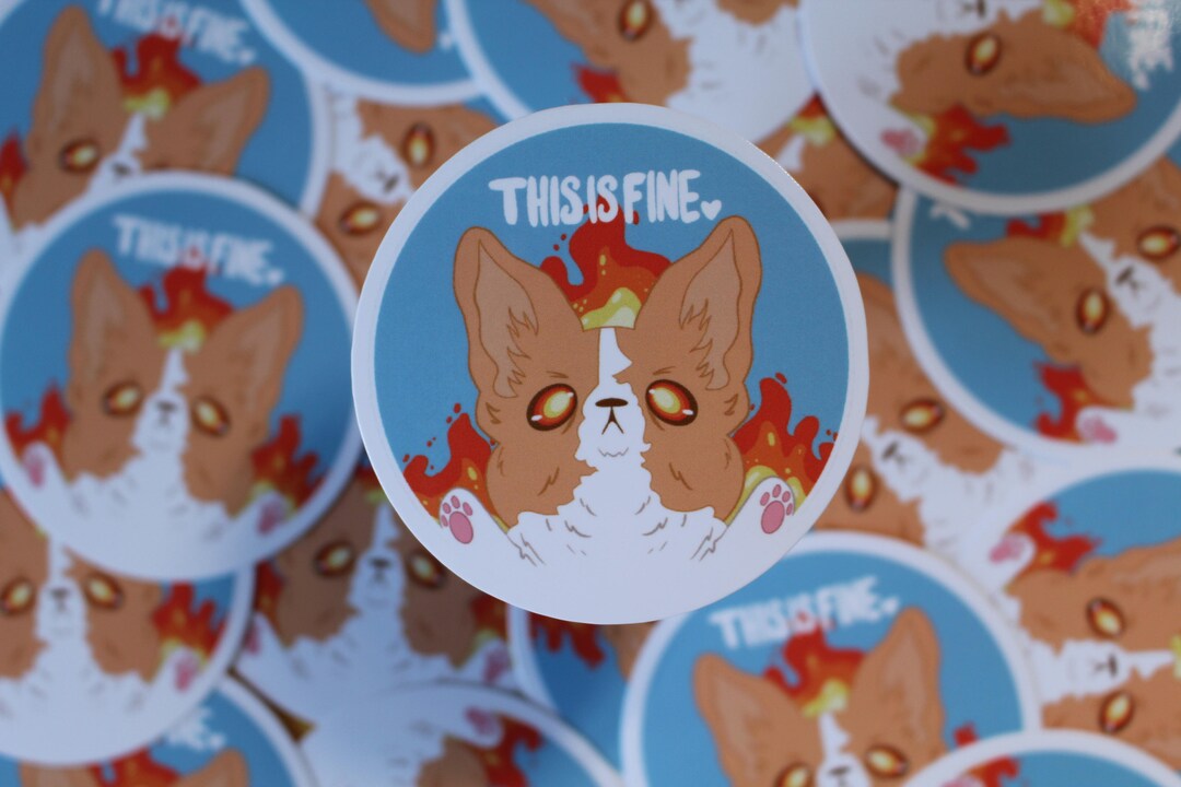 This is Fine Sticker - Etsy