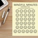 Printable Mindfulness Tracker, Daily Habit Tracker, Positivity Planner ...
