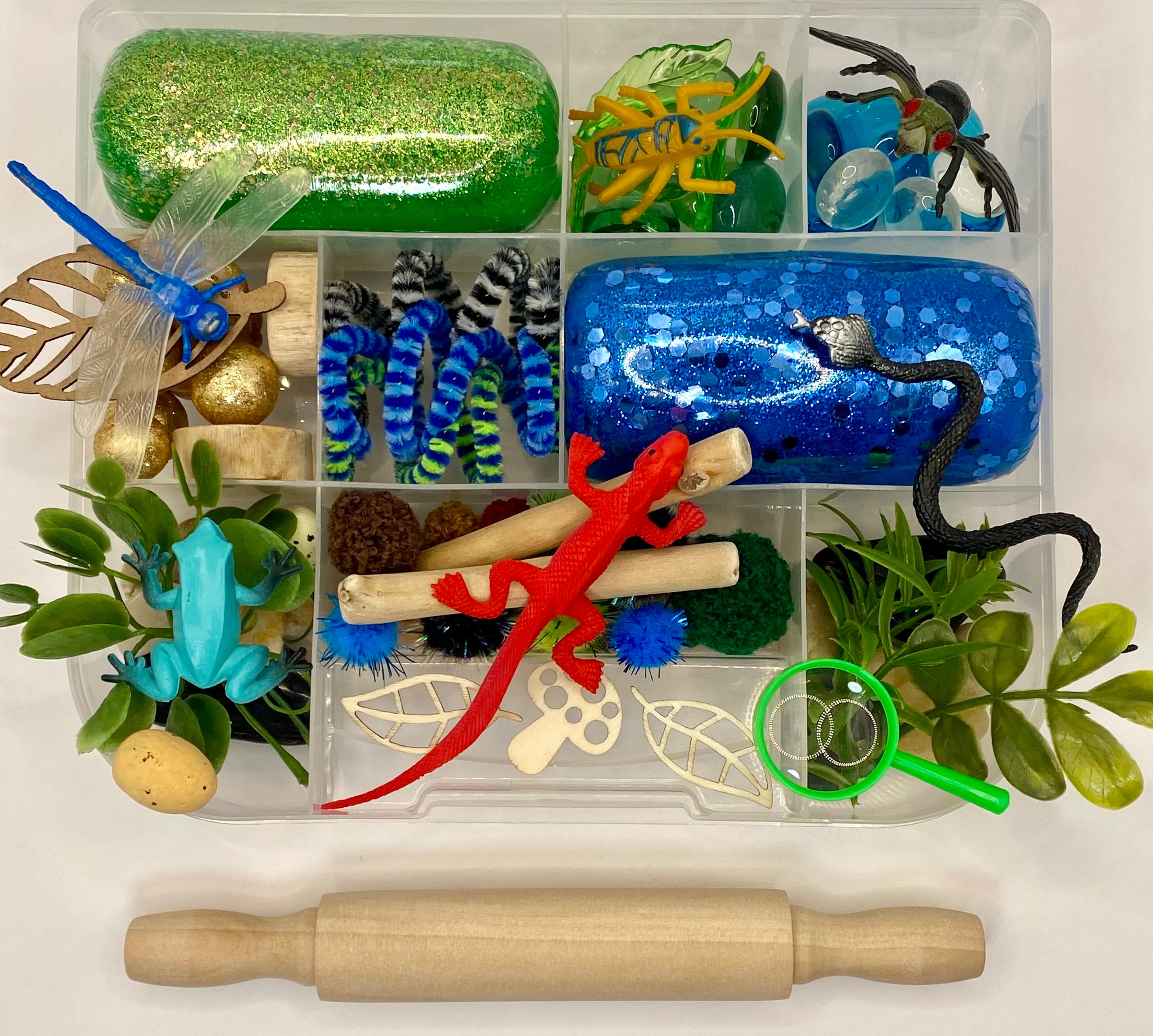 Insect and Reptile Play Dough Kit, Reptile Playdough Kit, Insect Playdough Kit, Bug Playdoh ...