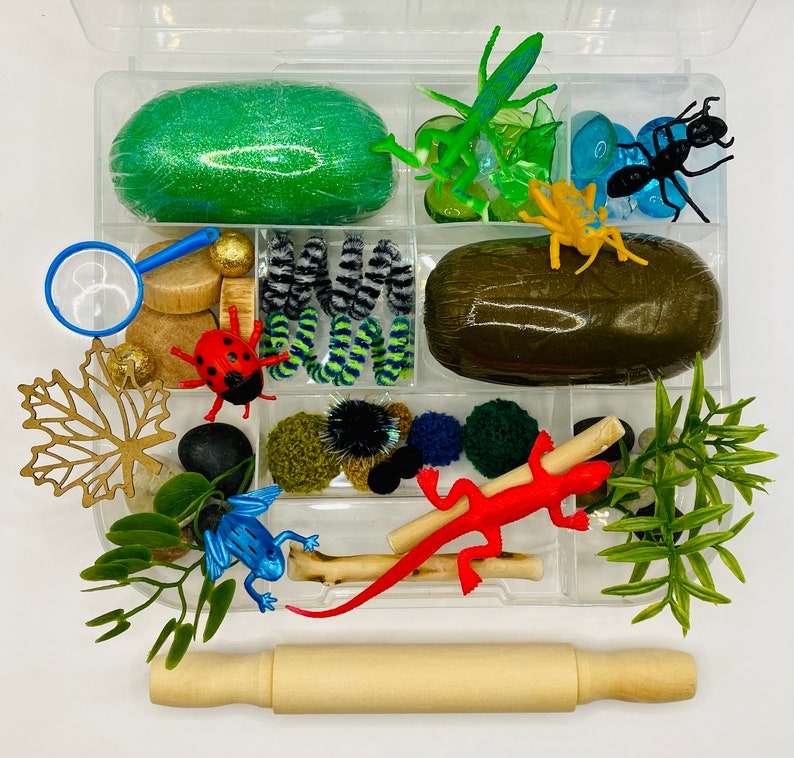 Insect and Reptile Play Dough Kit, Reptile Playdough Kit, Insect Playdough Kit, Bug Playdoh ...