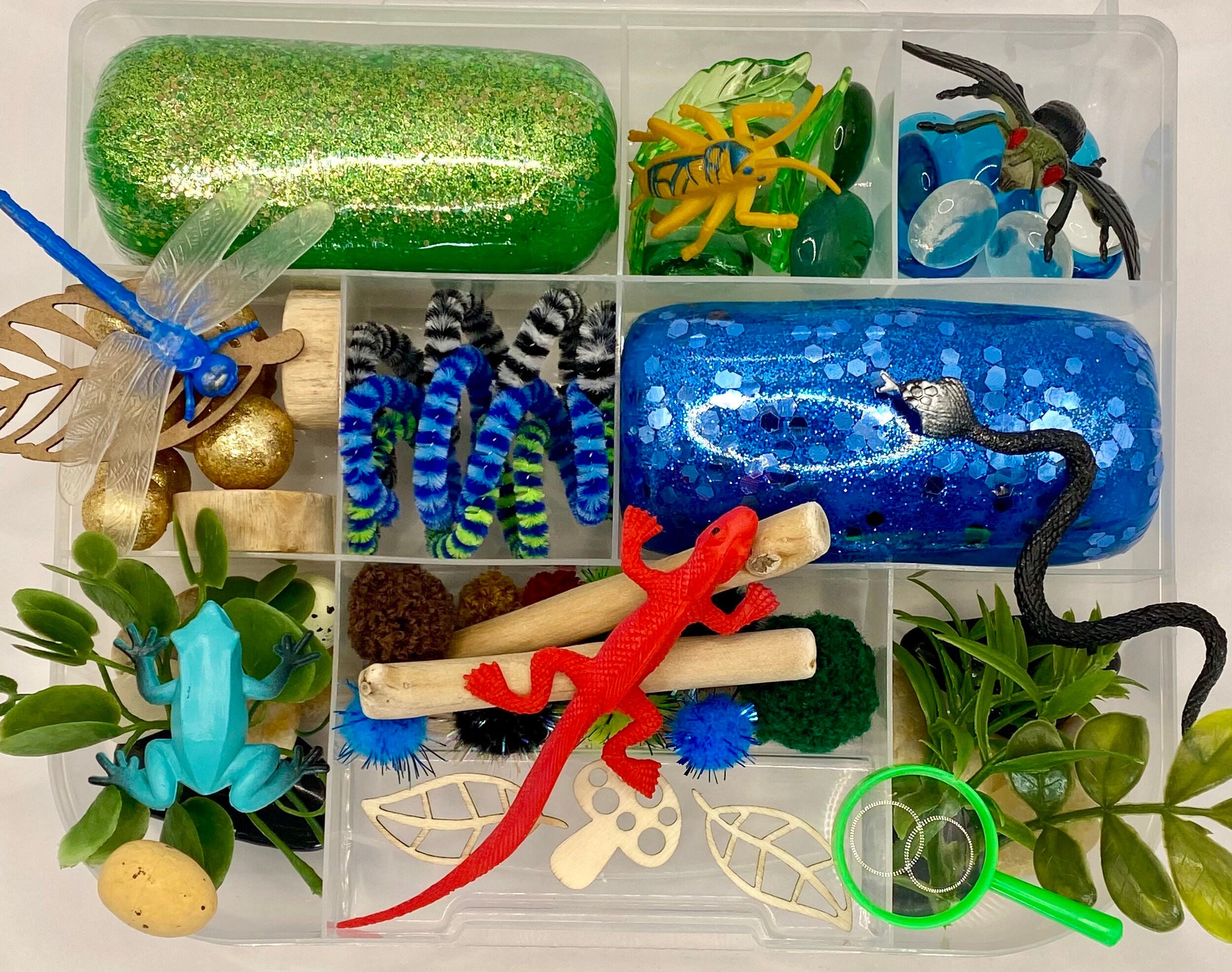 Insect and Reptile Play Dough Kit, Reptile Playdough Kit, Insect Playdough Kit, Bug Playdoh ...