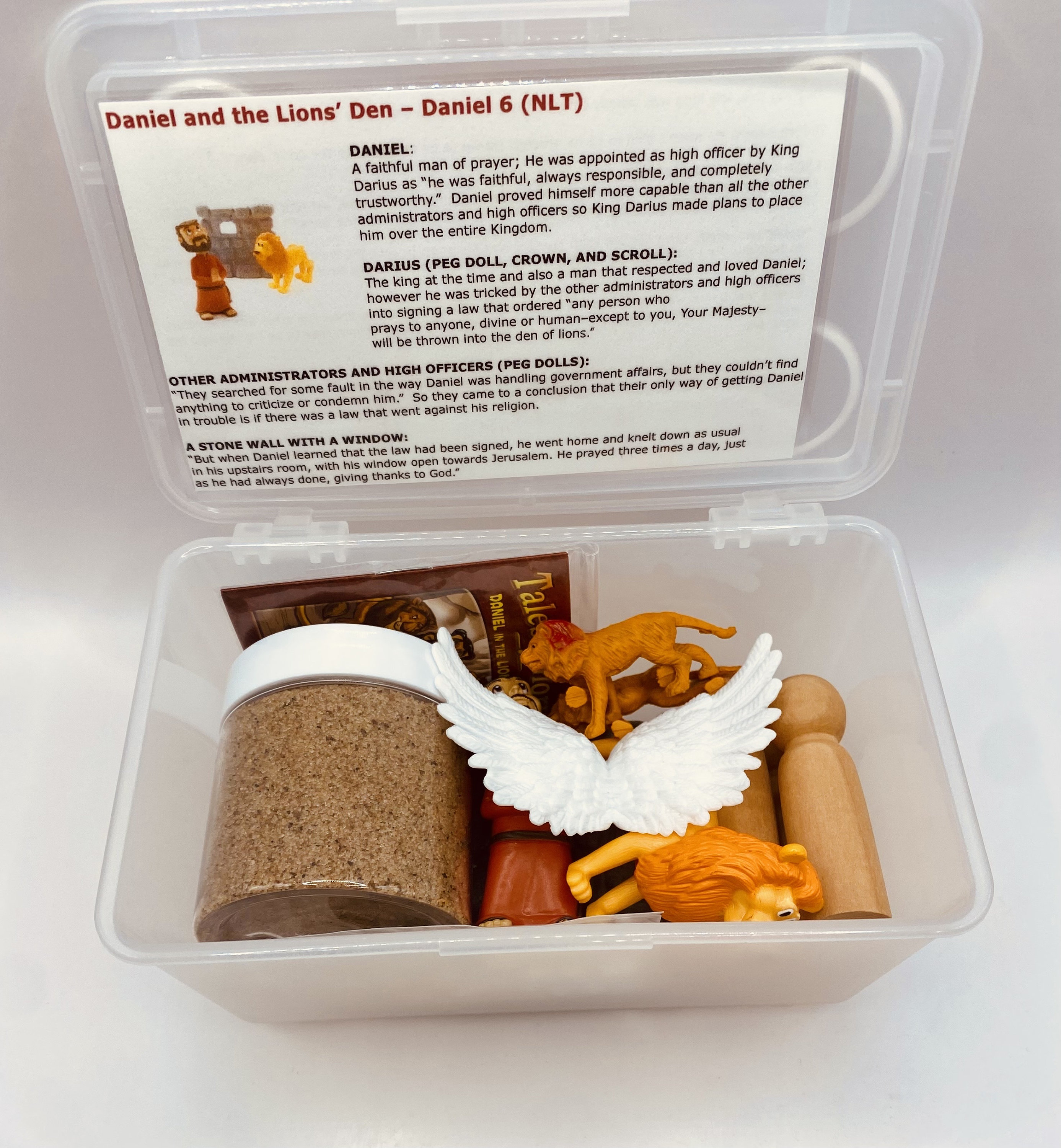 Daniel and the Lions' Den Sensory Kit, Daniel and the Lions' Den Bible ...