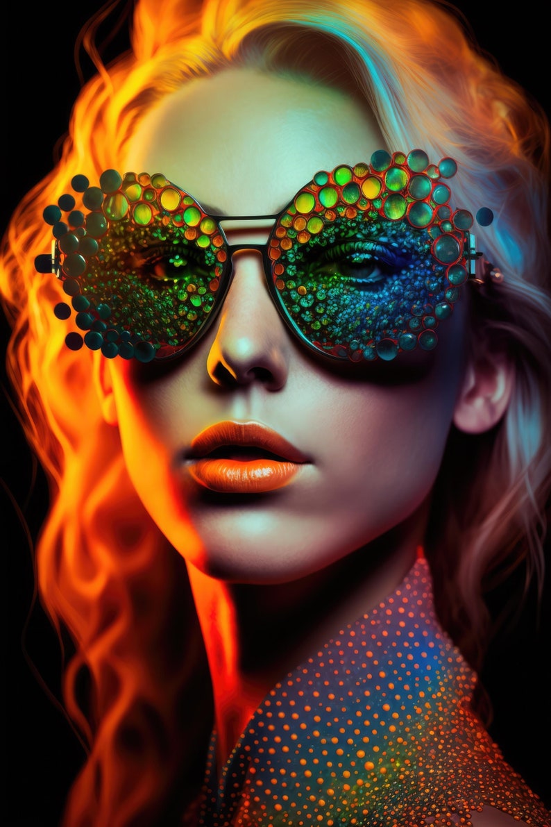 Beautiful Rockstar, AI Art, Digital Download, Wall Hanging, Music - Etsy