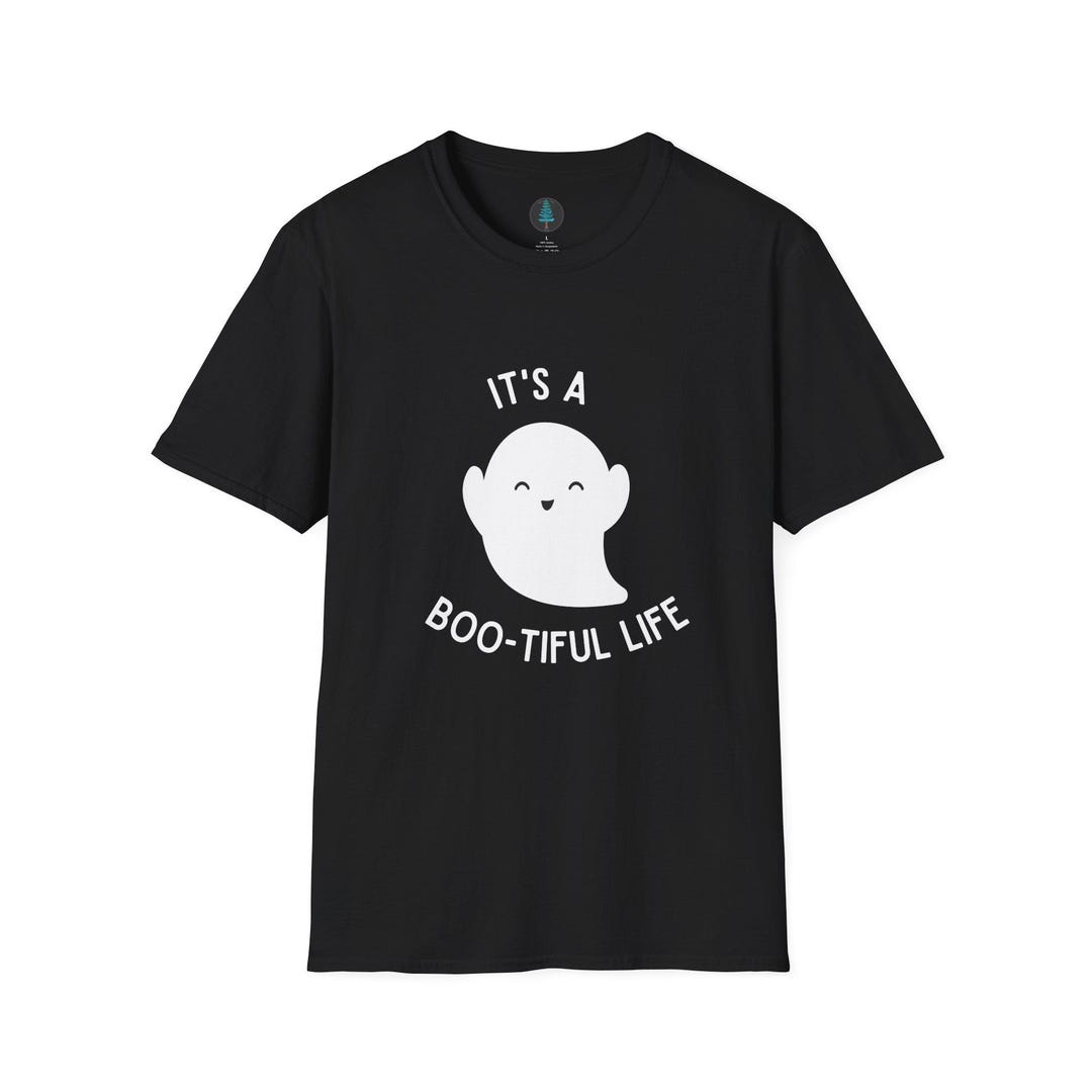 It's a Boo-tiful Life Happy Ghost Unisex Softstyle T-shirt - Etsy