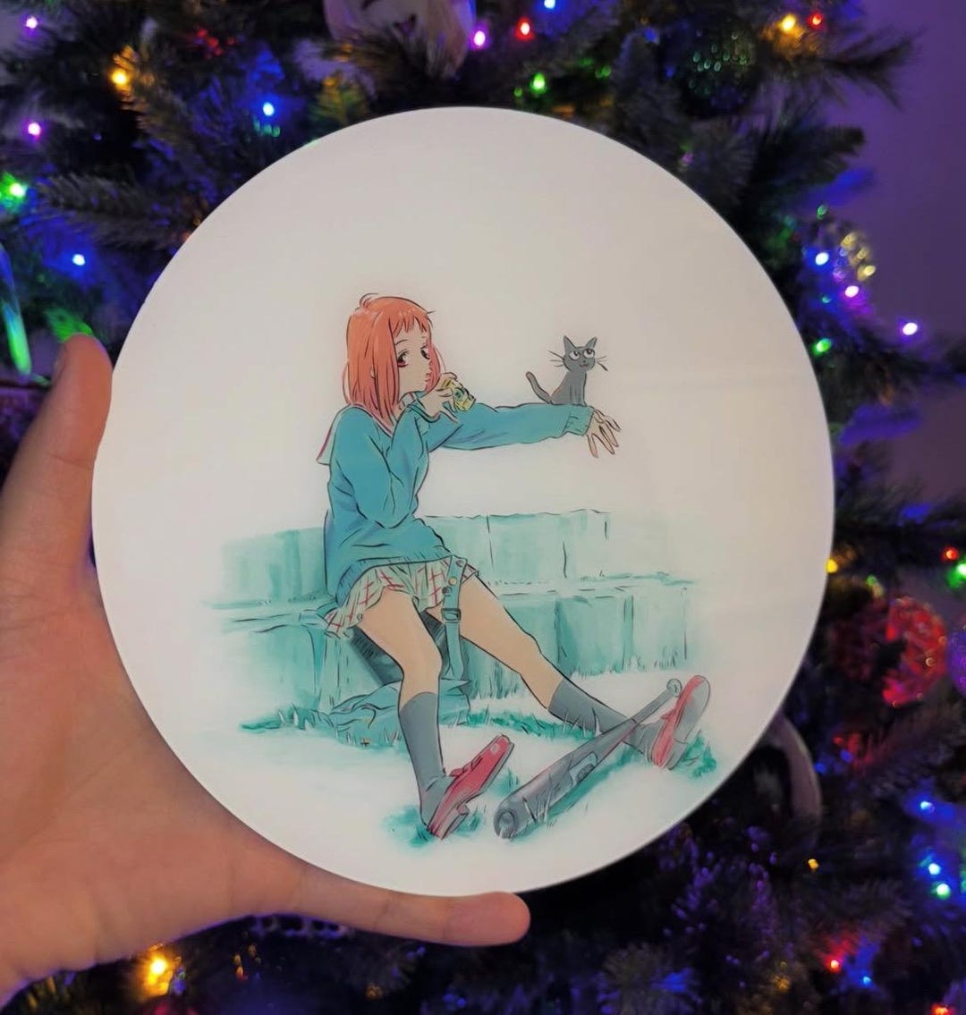 Anime Plexiglass Painting: Hand-painted Anime Room Decor - Etsy